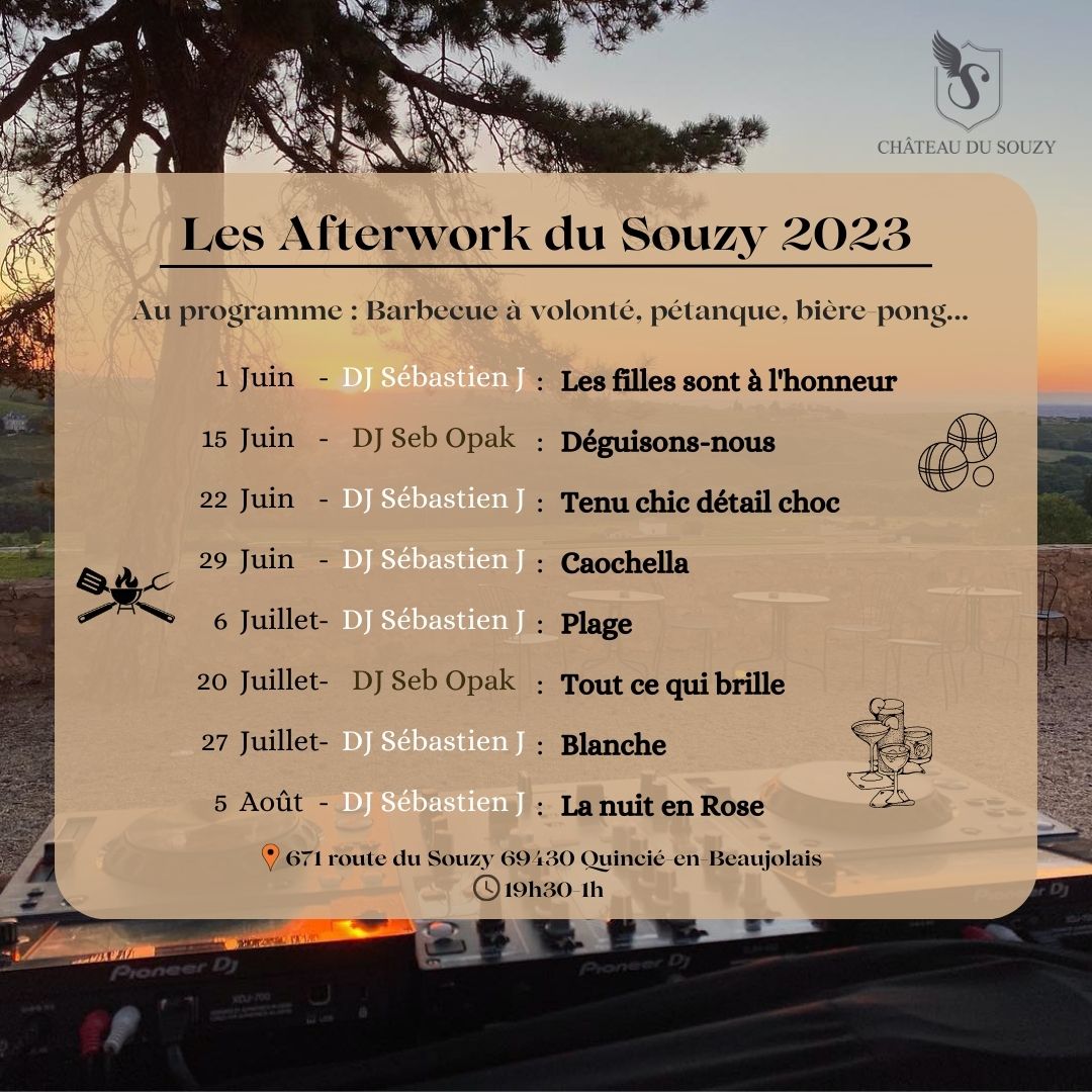 Les Afterwork du Souzy - Chateau du Souzy